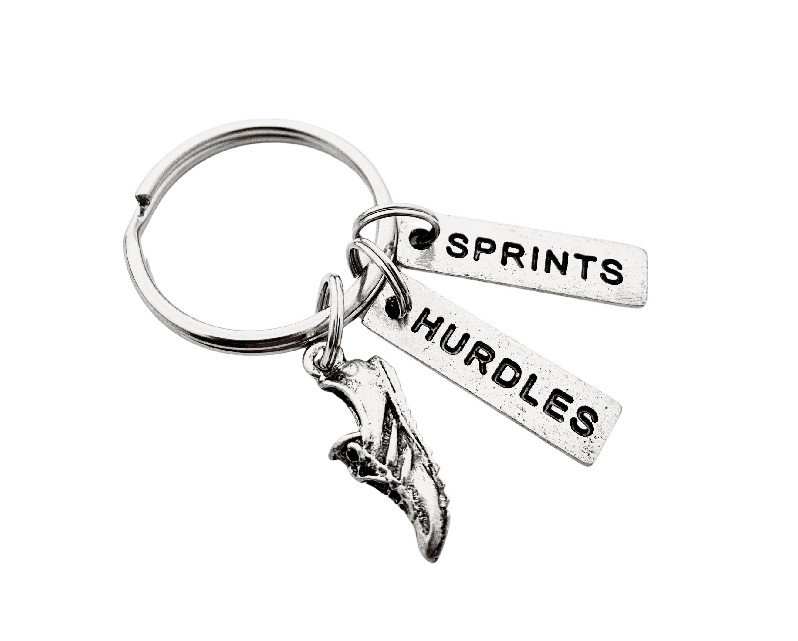 Pewter 2 TRACK EVENTS Key Chain Pewter Shoe 2 Pewter Track - Etsy