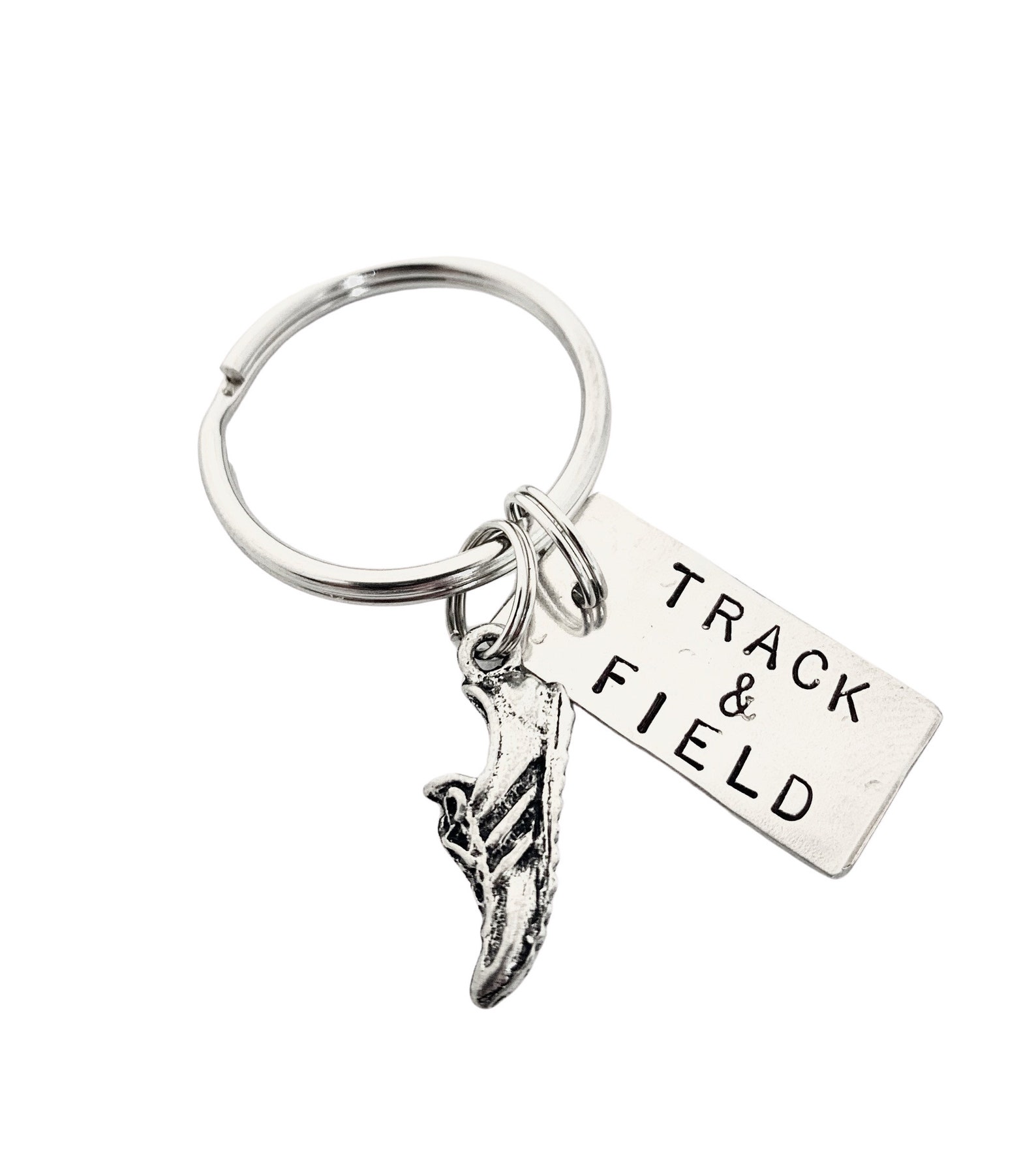 TRACK & FIELD Key Chain / Bag Tag Ball Chain or Key Ring | Etsy