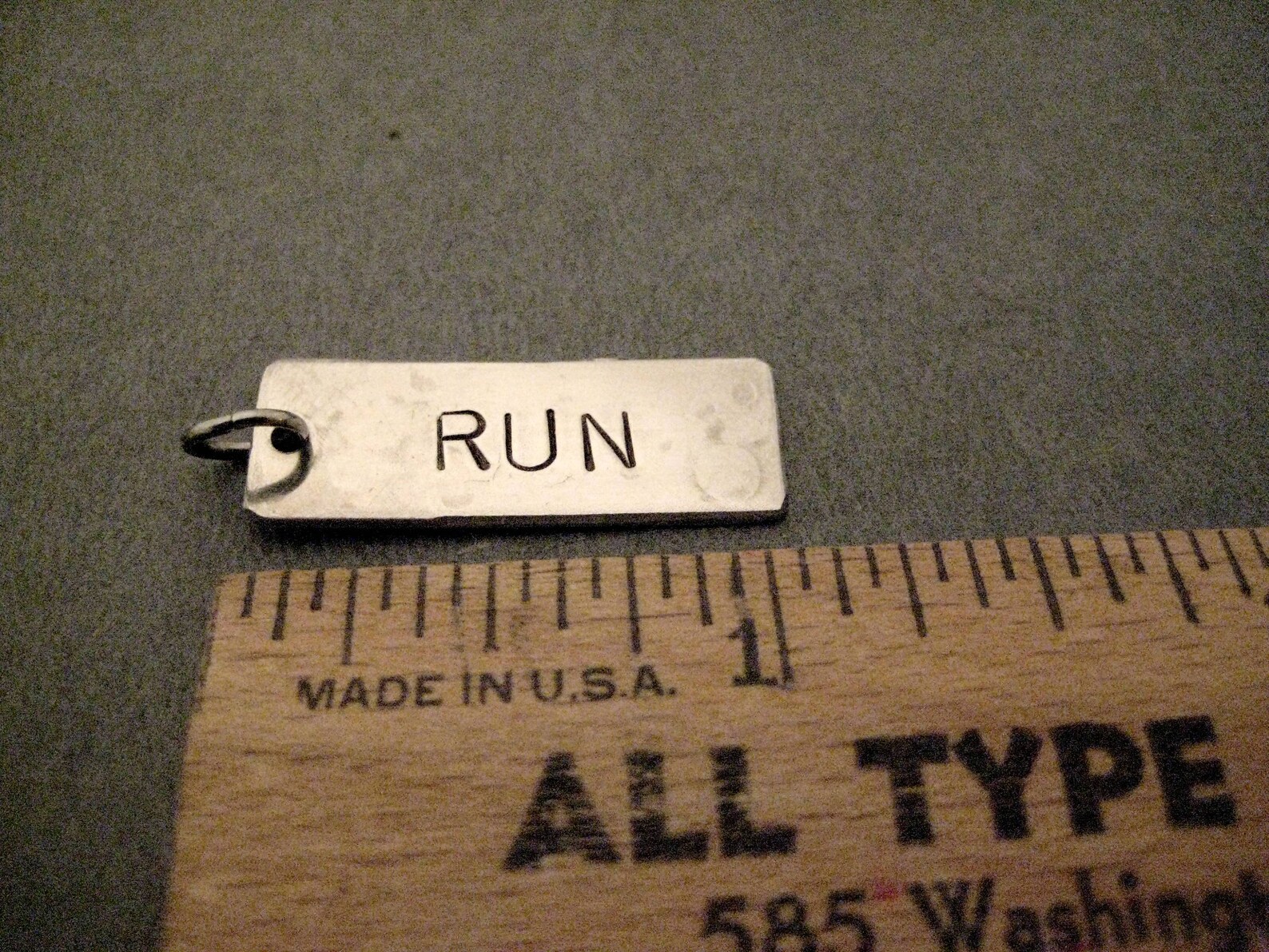 Run RUNNER Key Chain / Bag Tag Shoe Plus Large RUN Pendant - Etsy