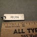 Run RUNNER Key Chain / Bag Tag Shoe Plus Large RUN Pendant - Etsy