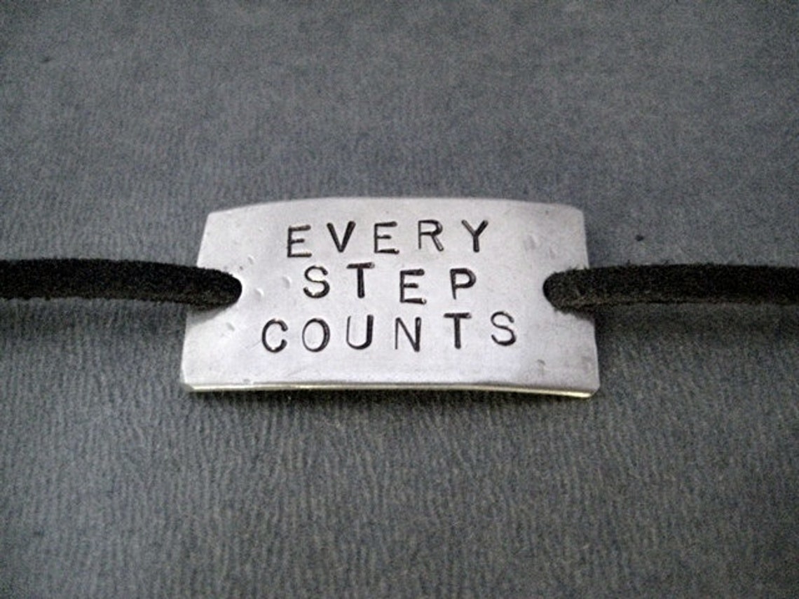 EVERY STEP COUNTS Wrap Bracelet Inspirational Jewelry - Etsy