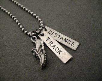 Cross Country Running Necklace/bracelet/key Chain/bag Tag | Etsy