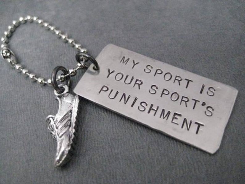 Running Key Chain My Sport is Your Sport's Punishment - Etsy
