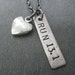 LOVE to RUN 13.1 With Puffed Heart - Half Marathon Running Necklace on ...