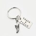 TRACK & FIELD Key Chain / Bag Tag - Ball Chain or Key Ring - Track Key ...