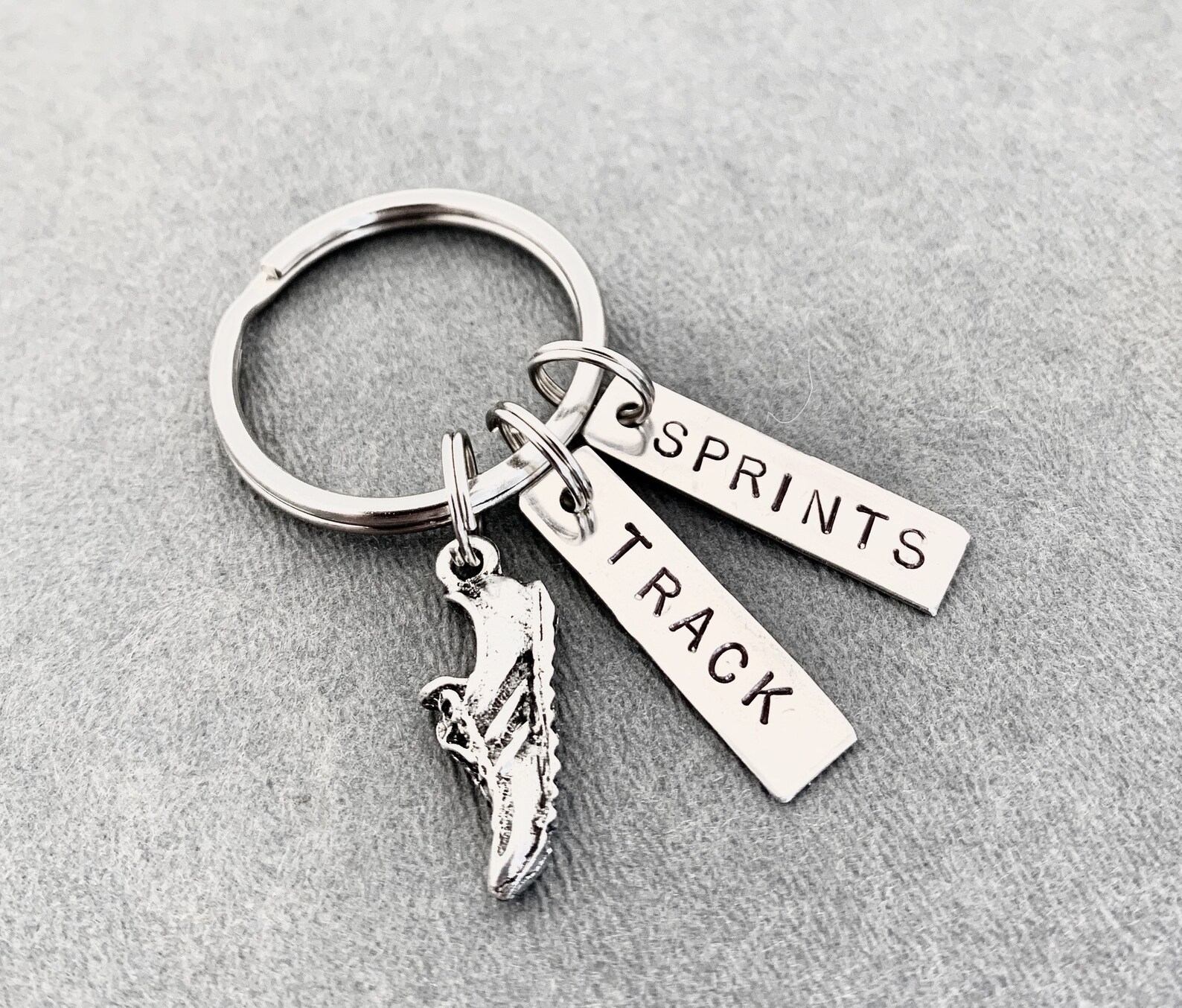 TRACK DISTANCE or EVENT Key Chain / Bag Tag Ball Chain or - Etsy