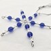 World Earth Beaded Snowflake Christmas Ornament/gift Tag With - Etsy