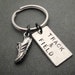 TRACK & FIELD Key Chain / Bag Tag Ball Chain or Key Ring Track Key ...