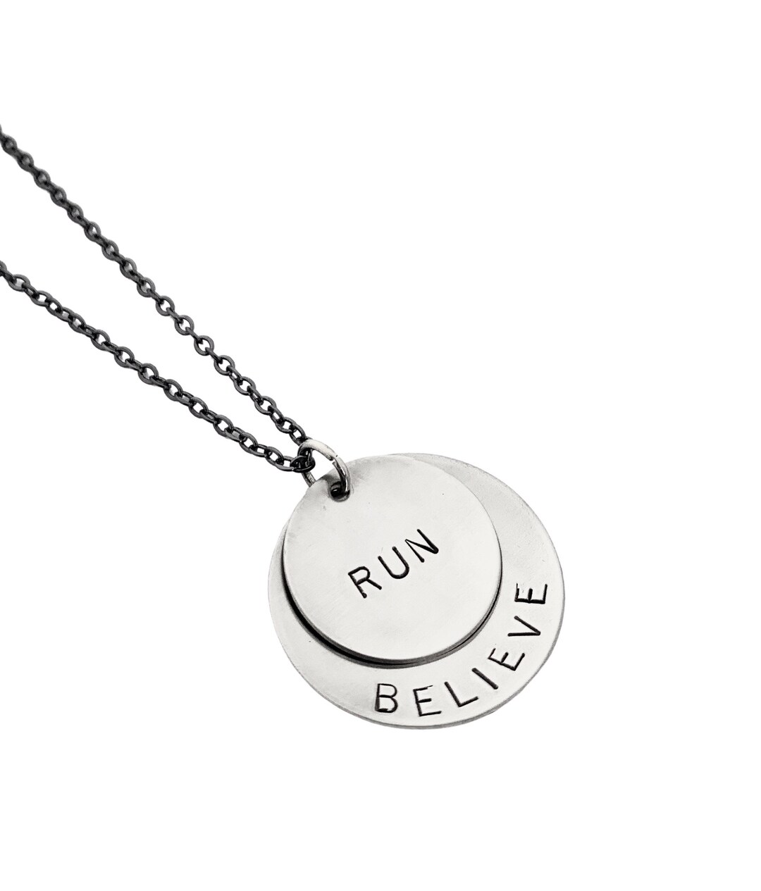 Running Jewelry - BELIEVE in YOUR RUN Necklace - Runner Necklace on ...
