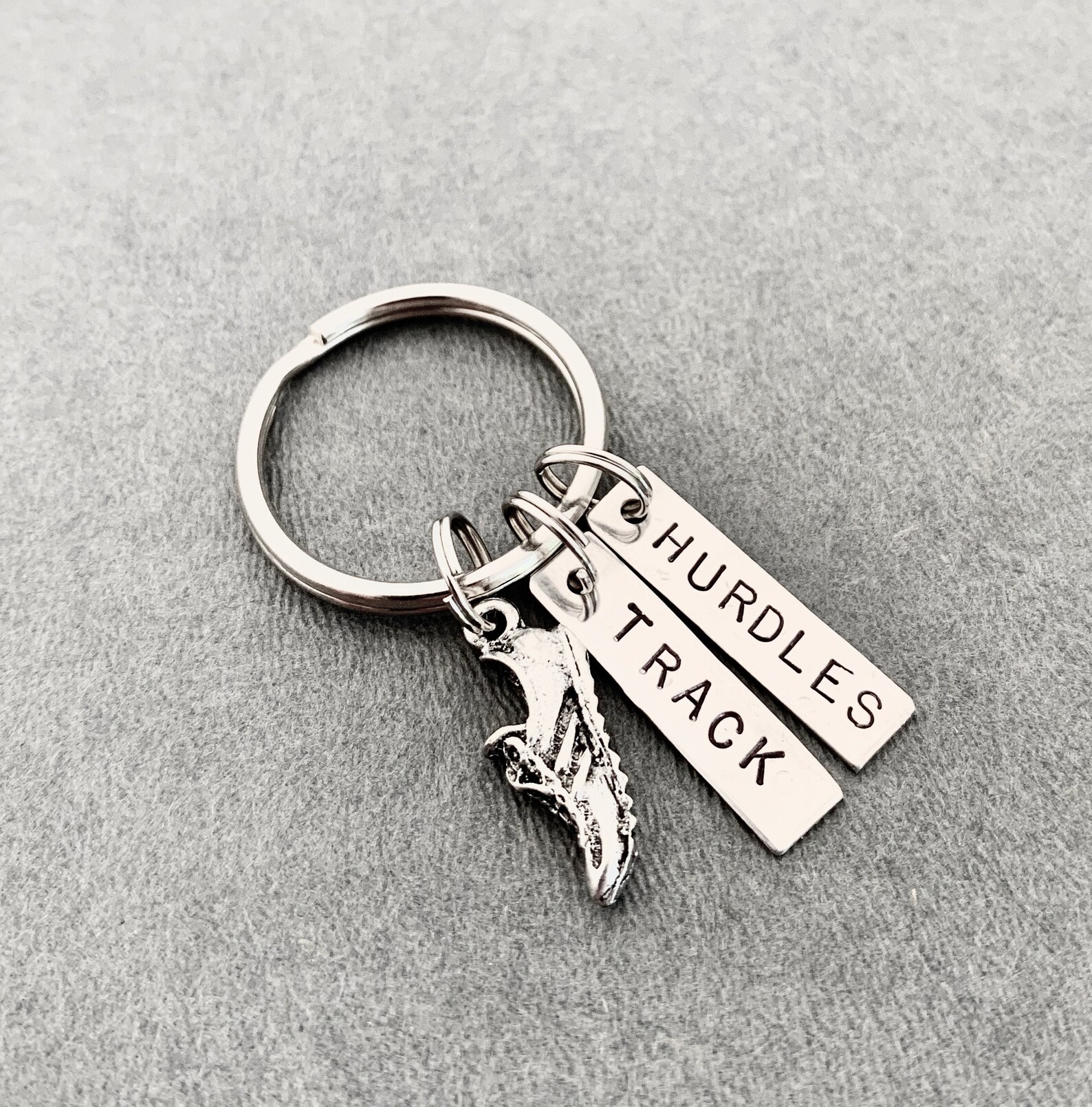 TRACK DISTANCE or EVENT Key Chain / Bag Tag Ball Chain or - Etsy