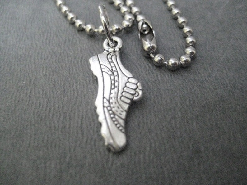 RUN TRACK UNISEX Pewter Flat Track Shoe With Stainless Steel | Etsy