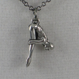 DIVE - JUST DIVE Necklace - Diving Necklace on 18 Inch Gunmetal Chain ...