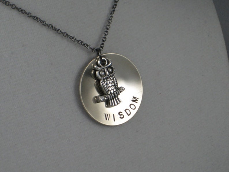 OWL WISDOM Necklace Owl Jewelry Wise Jewelry Wisdom - Etsy