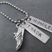 TRACK DISTANCE or EVENT Key Chain / Bag Tag Ball Chain or - Etsy