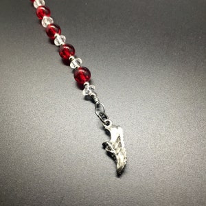 RUNNING SHOE Charm Beaded Icicle Ornament / Wine Bottle Charm / Runner ...