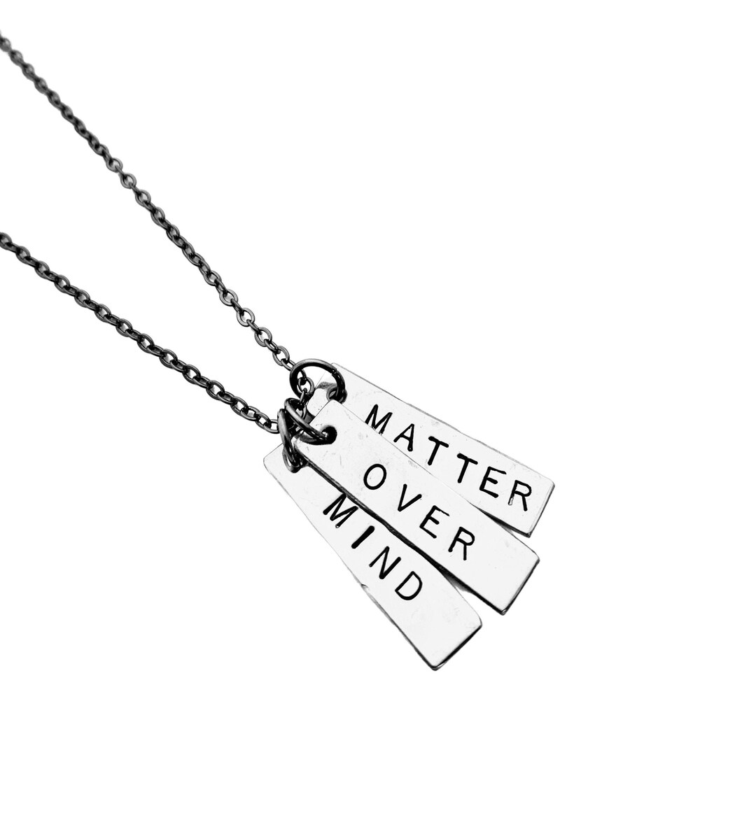 MIND OVER MATTER 3 Pendant Necklace- Motivational / Inspirational ...