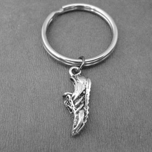 RUNNING SHOE Shoe Key Chain / Bag Tag - Choose 4 Inch Ball Chain or ...