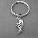 RUNNING SHOE Shoe Key Chain / Bag Tag - Choose 4 Inch Ball Chain or ...
