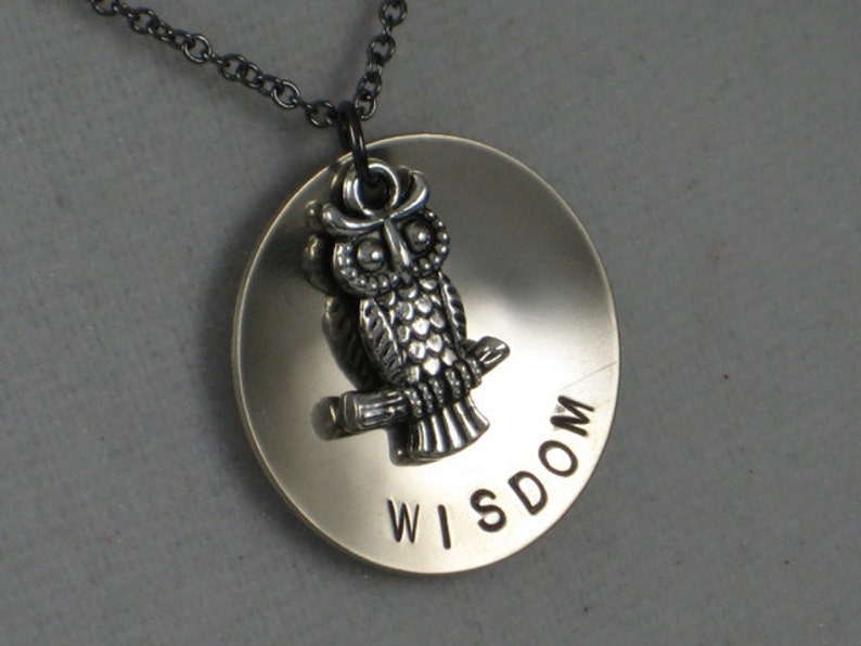 OWL WISDOM Necklace Owl Jewelry Wise Jewelry Wisdom - Etsy