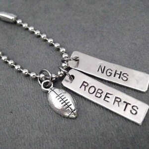 SPORT Personalized Key Chain / Bag Tag - Sport Charm - 4 Inch Ball ...