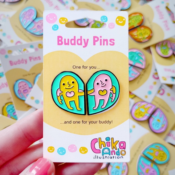 Bff Enamel Pin - Etsy