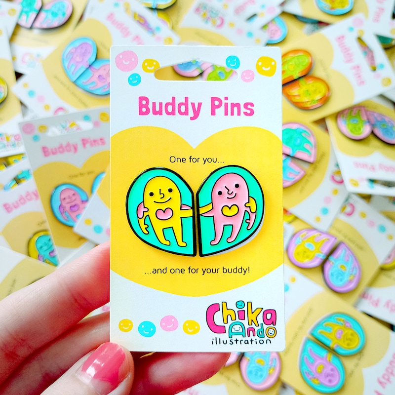 Friends Pin - Etsy