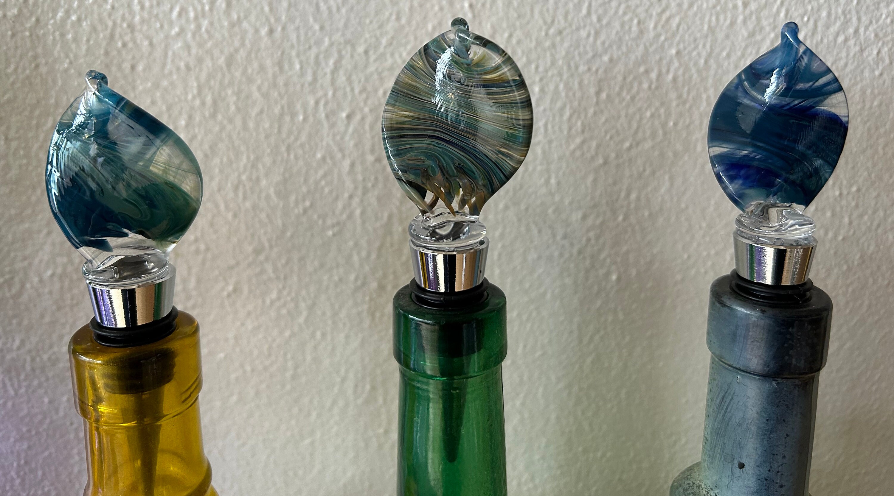Hand Sculpted Glass Bottle Stopper - Etsy