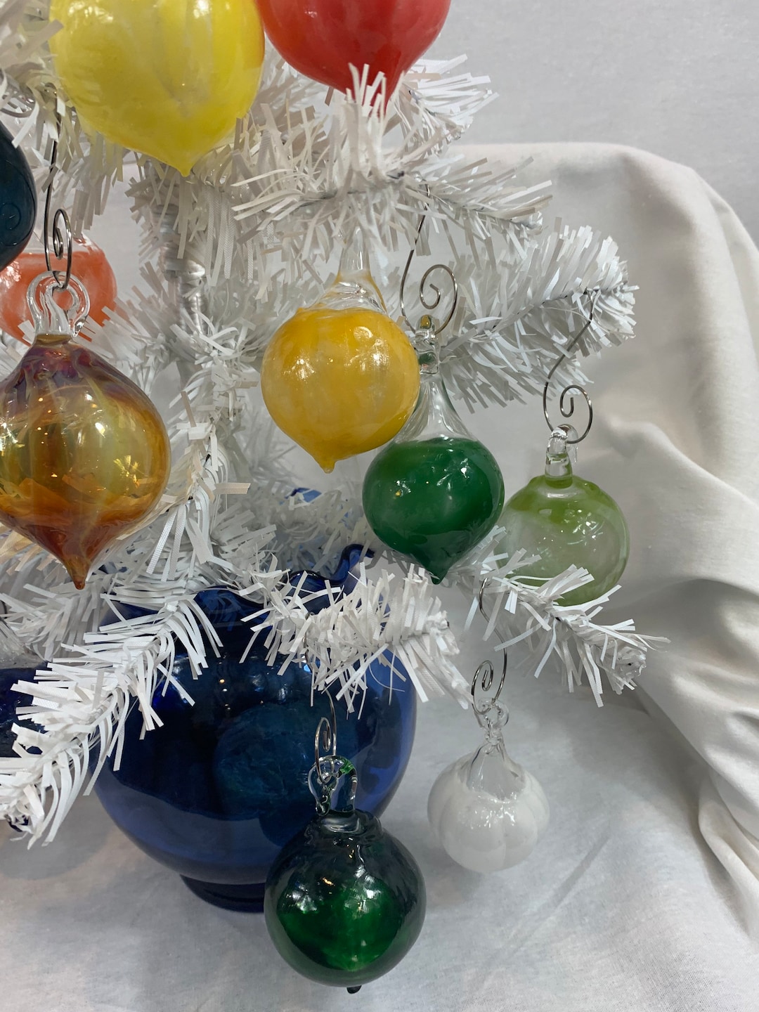 Colorful Glass Ornaments - Etsy