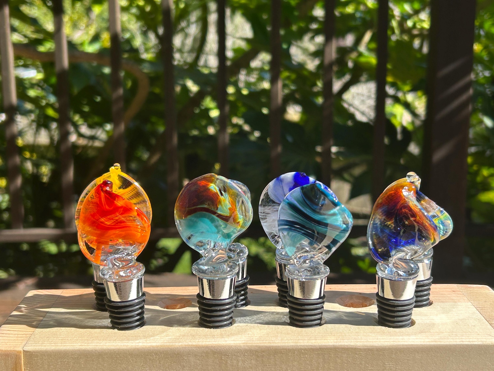 Hand Sculpted Glass Bottle Stopper - Etsy