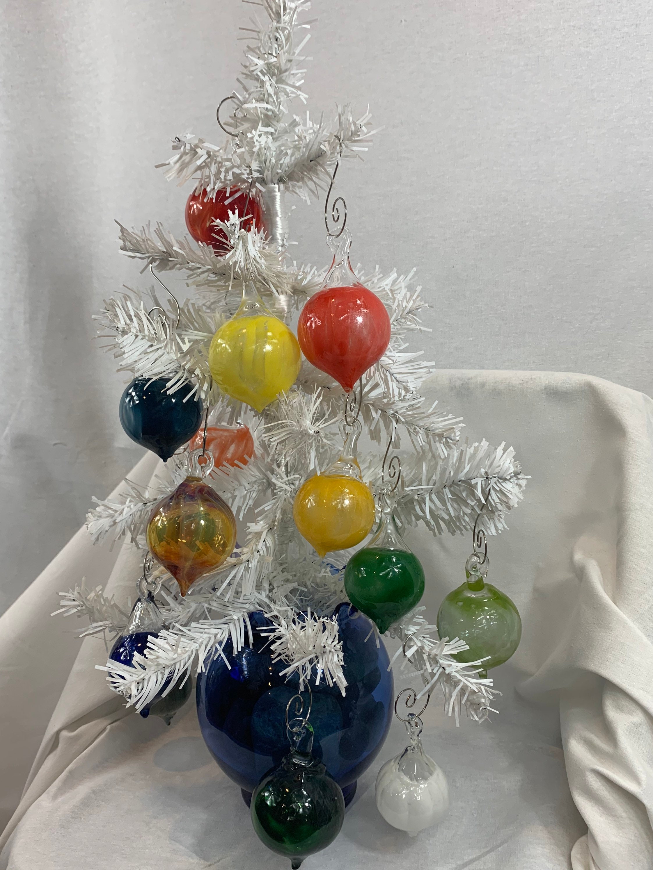 Colorful Glass Ornaments - Etsy