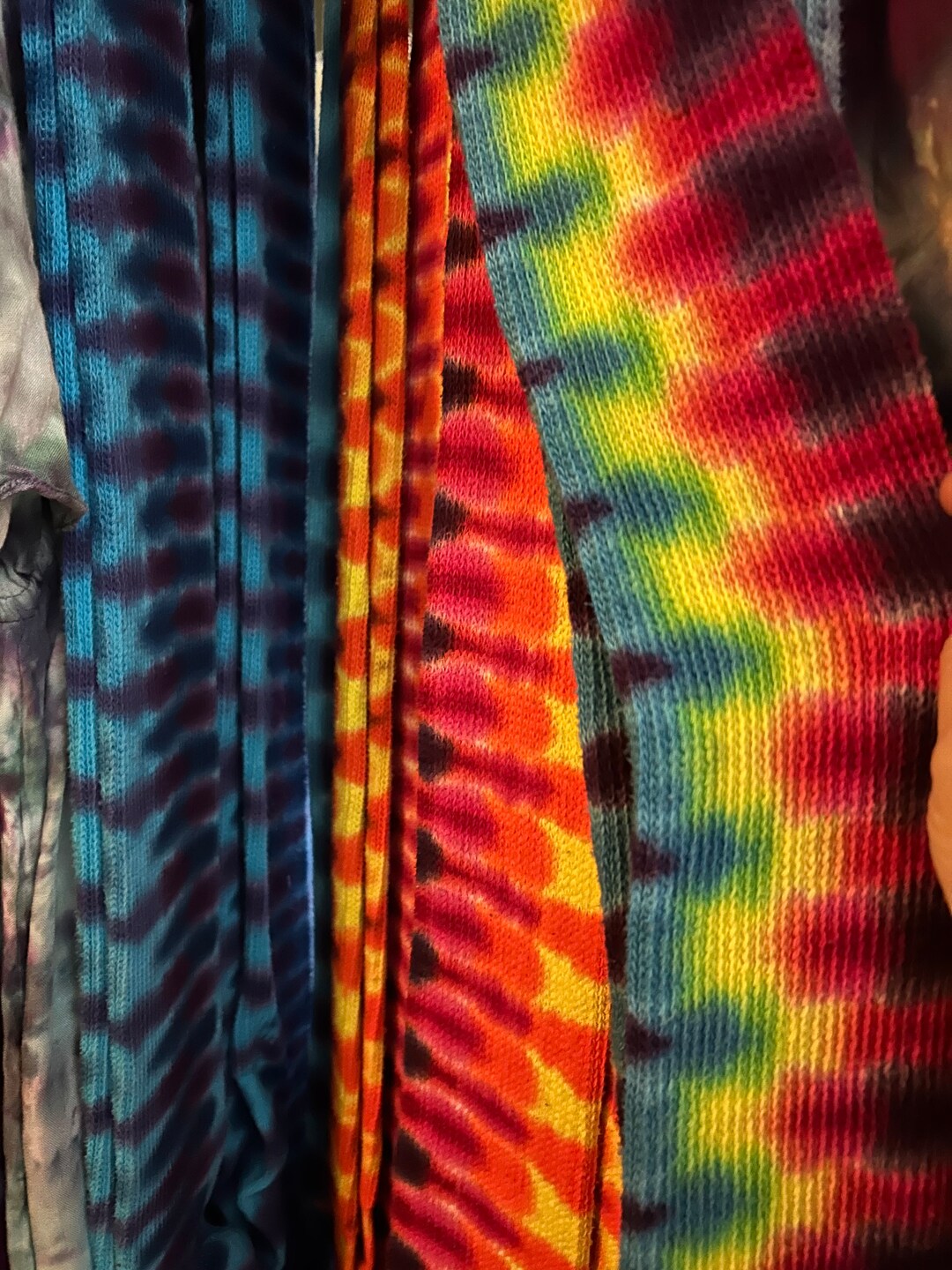 Tie Dye Thigh High Socks - Etsy