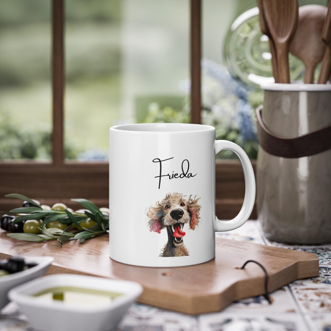 Personalized Poodle Mug With Name | Custom Poodle Mug | Gift for Dog ...