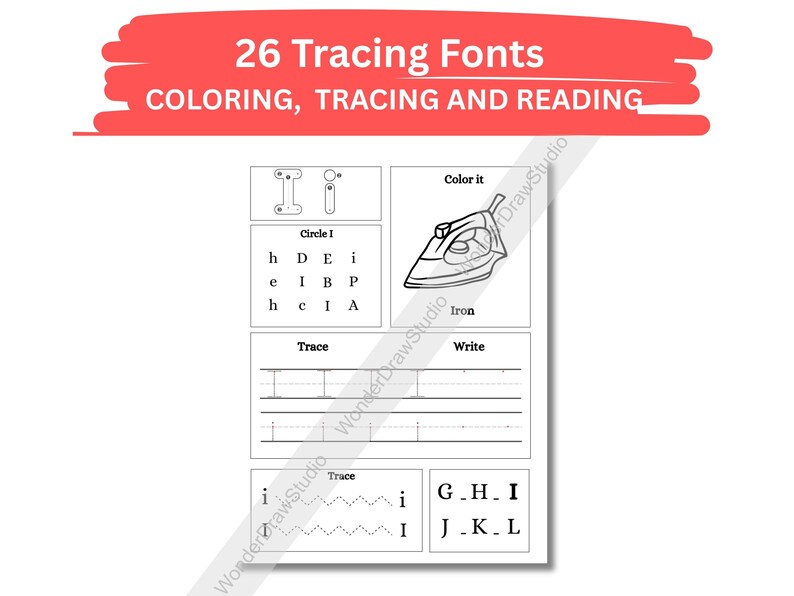 Tracing Font - Teacher Font, Student Fonts, Handwriting Fonts, Writing ...