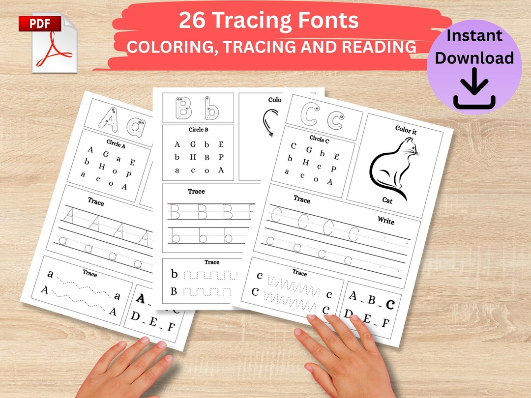 Tracing Font - Teacher Font, Student Fonts, Handwriting Fonts, Writing ...
