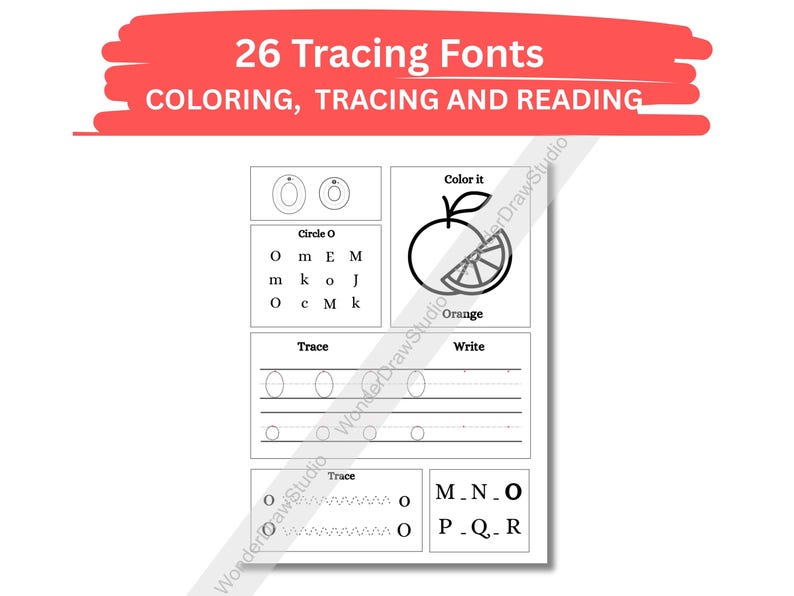 Tracing Font - Teacher Font, Student Fonts, Handwriting Fonts, Writing ...