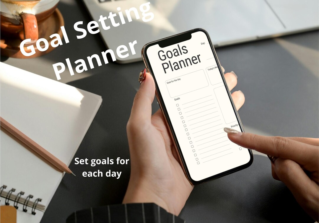 Goal Setting Planner Printable | Daily Goal Planning Sheet | PDF - Etsy