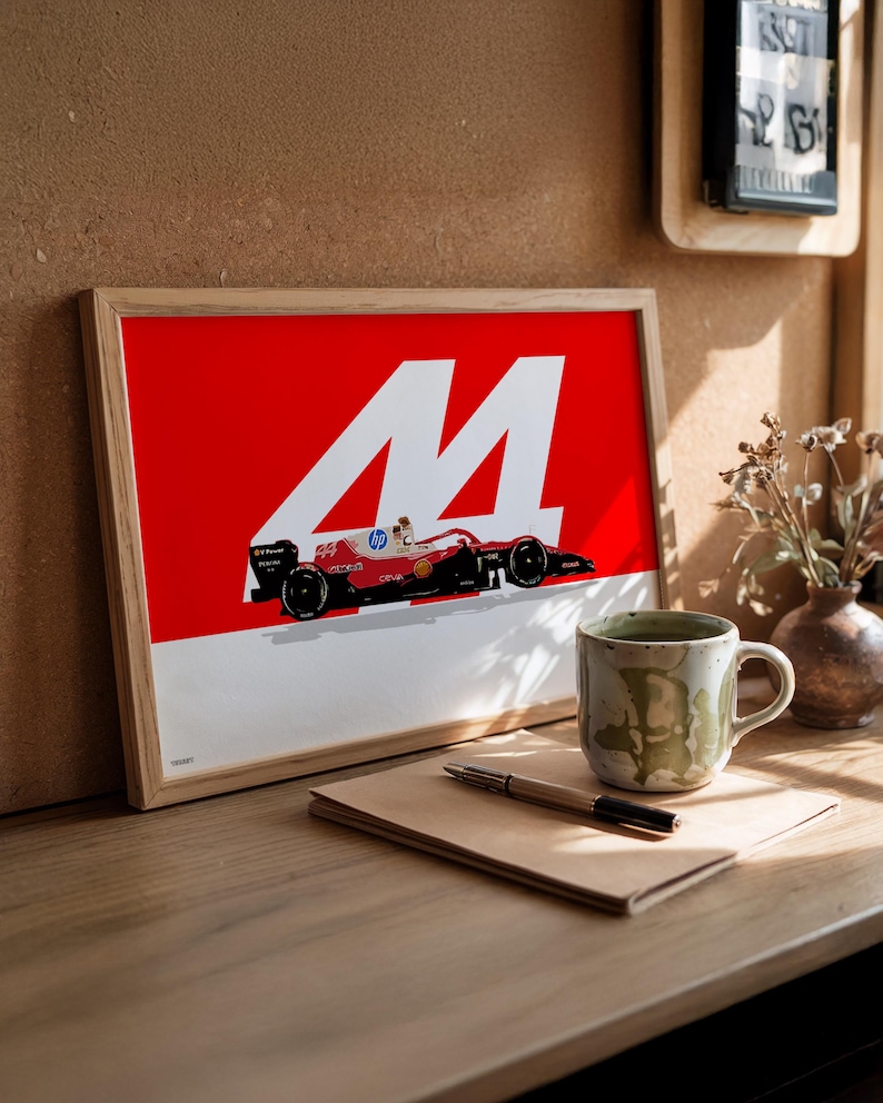 Lewis Hamilton Ferrari F1 2026 Poster | Formula One Car Illustration ...