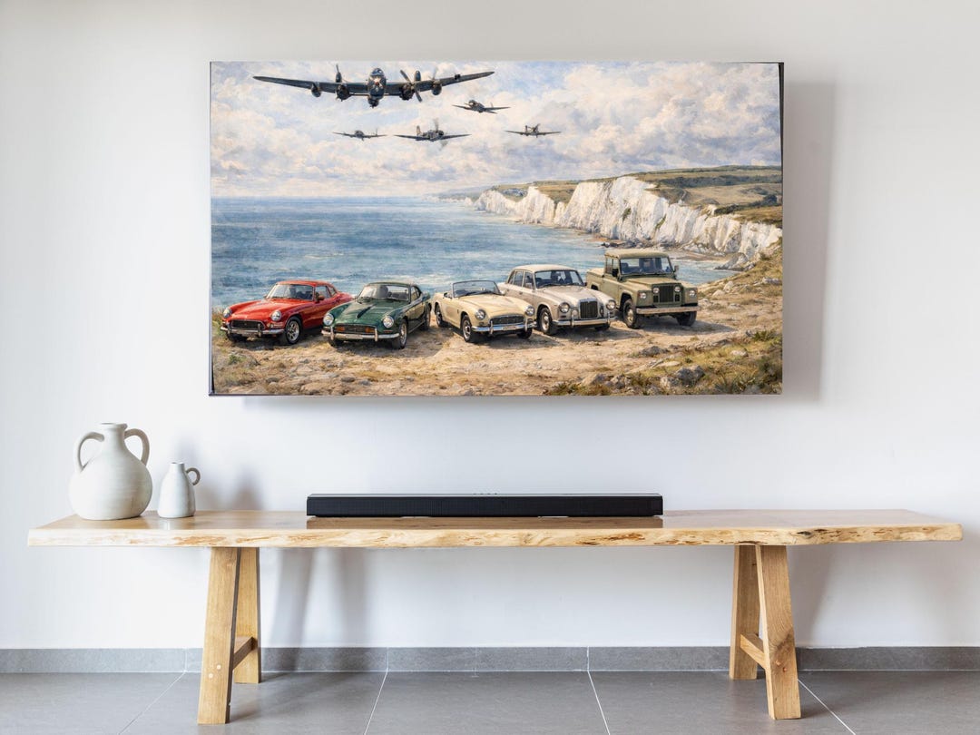 Echoes Over the White Cliffs | Frame TV Art Digital Download | Classic ...