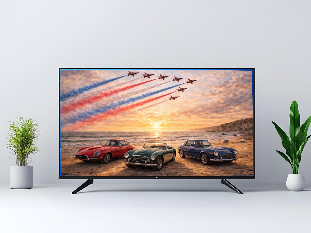 Salute at Sundown – Cars Artwork | Frame TV Art Digital Download | Car ...