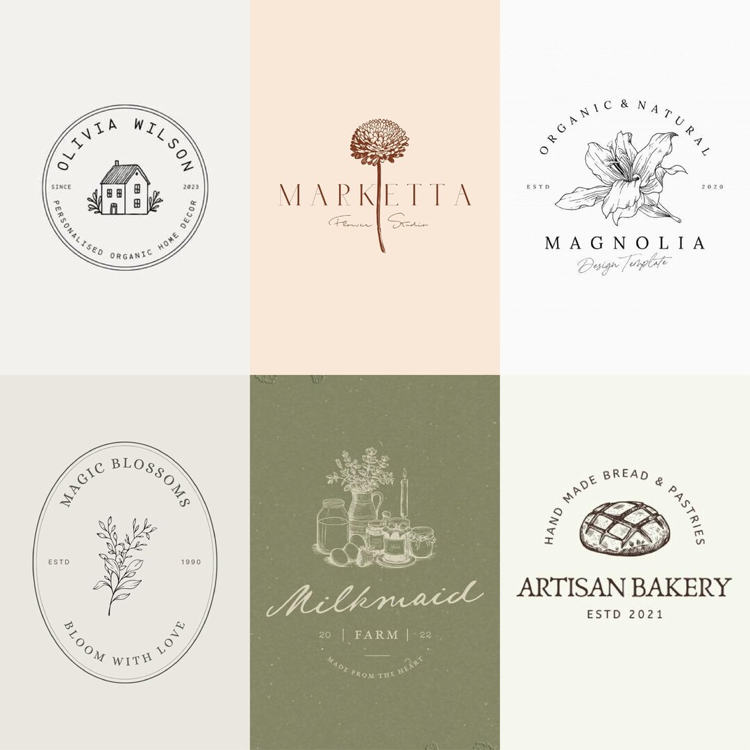 Custom Hand Drawn Logo, Custom Logo Design, Logo Design Custom for ...
