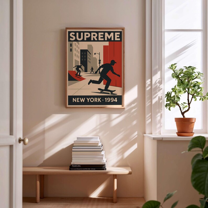 Supreme - Wall Poster Art - Etsy