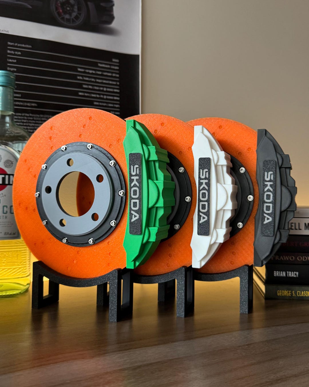 SKODA Brake Disc Lamp – Car Enthusiast Decor | Automotive Fan Gift - Etsy