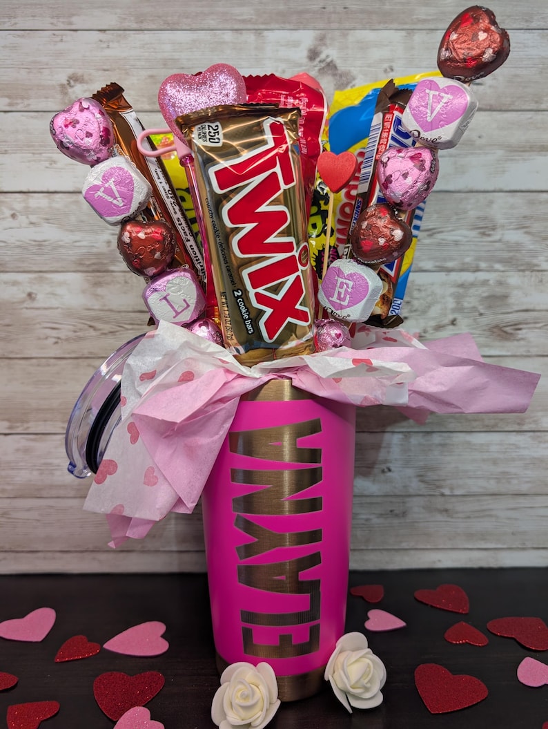 Personalized Tumbler Bouquet - Etsy