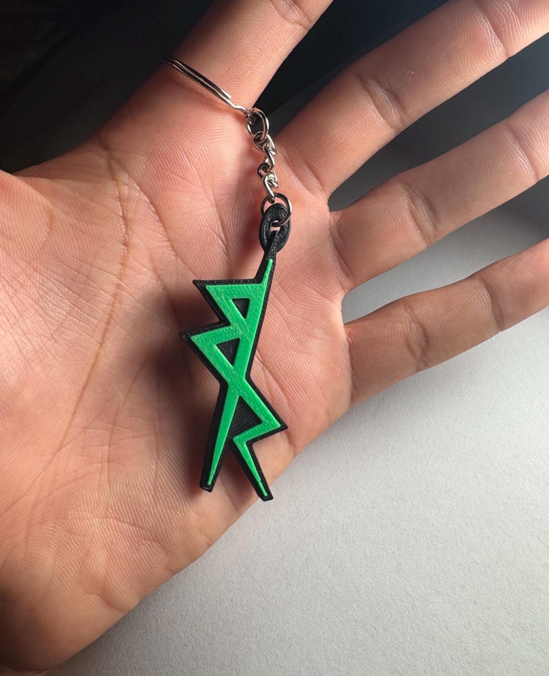 Cyberpunk Edgerunner Emblem Keychain - Etsy