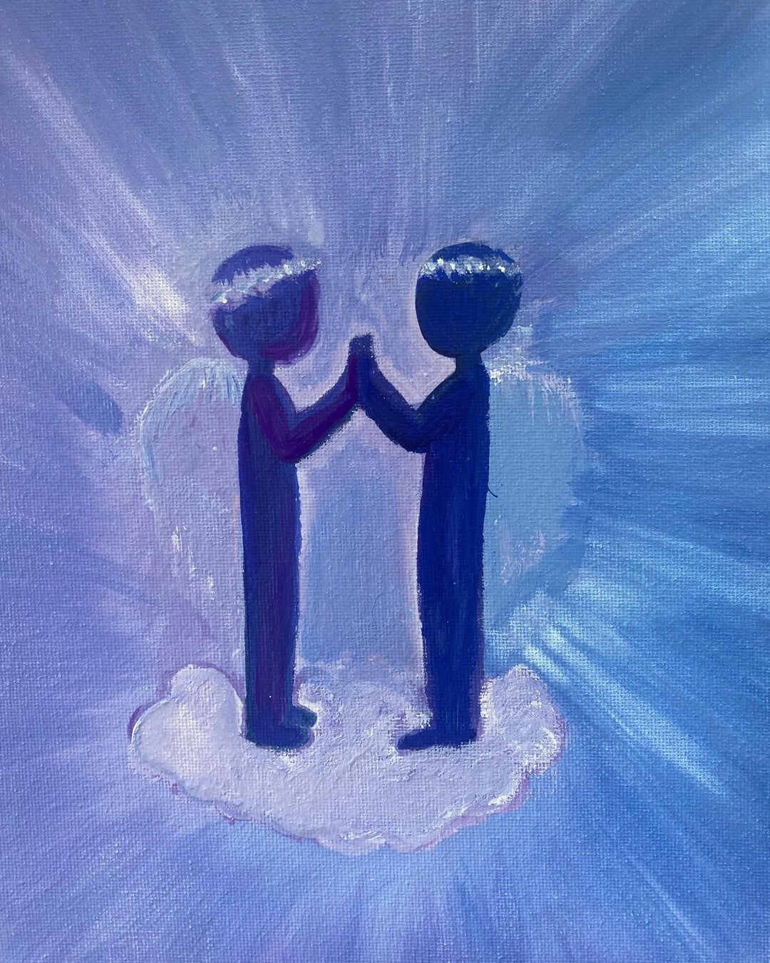 Union Figures Art – Human Connection & Presence – Spiritual Figurative ...