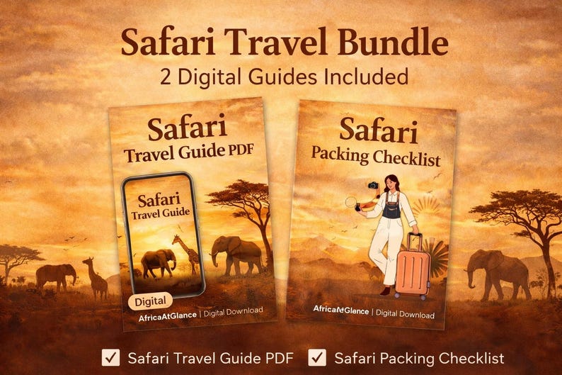 African Safari Travel Guide & Packing List (digital Download) - Etsy