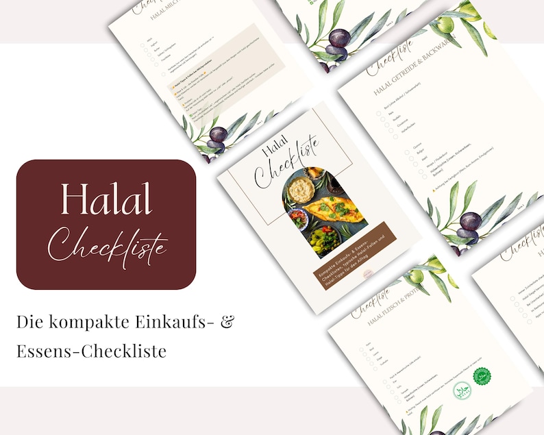 10-page Halal Checklist PDF | Printable Halal Food Guide | Instant ...