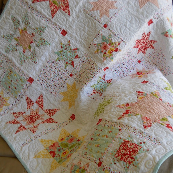 Bright Baby Quilt - Etsy