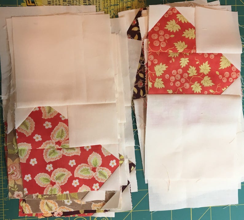 Random Hearts Quilt Kit | Etsy