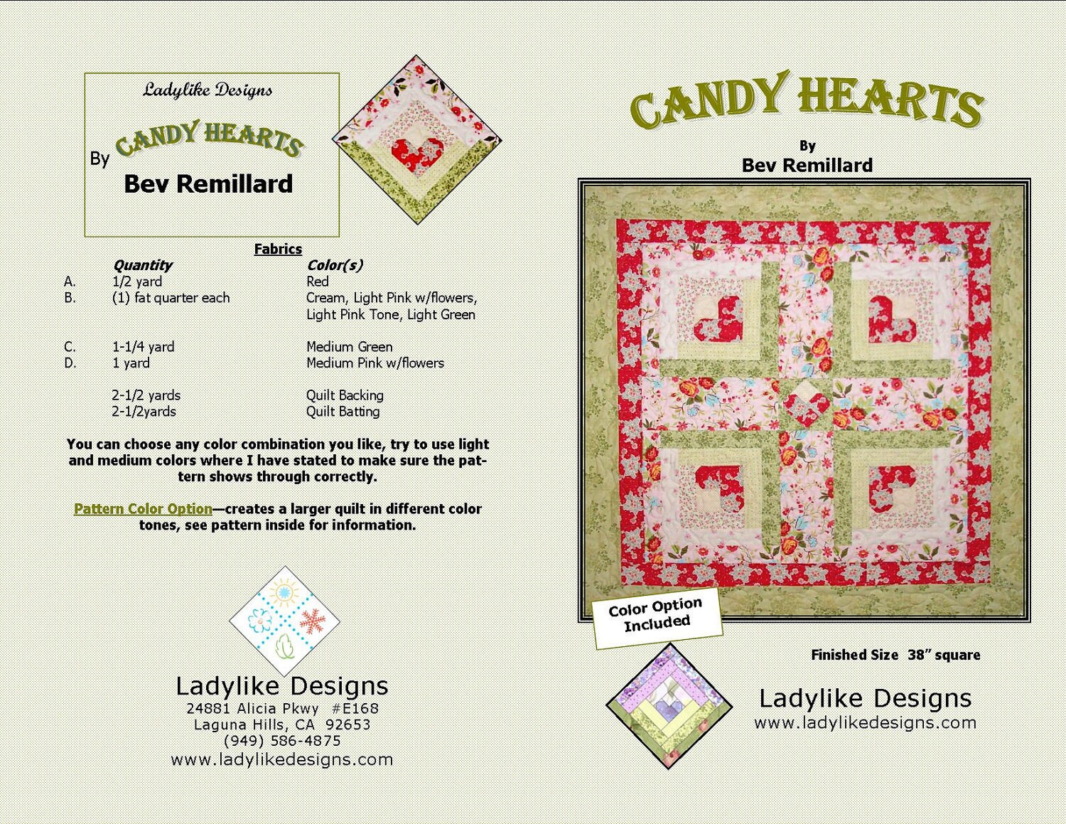 Candy Hearts Pattern - Etsy